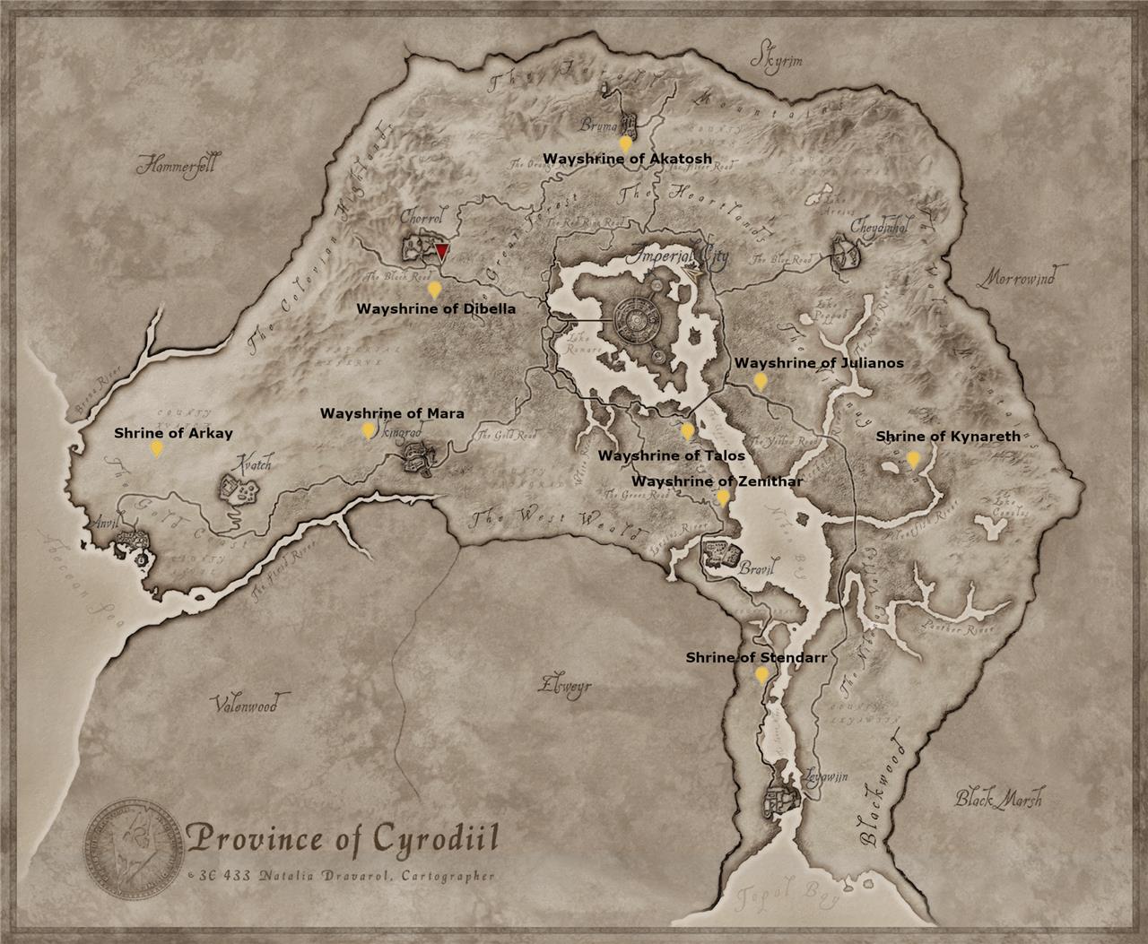 Oblivion Remastered Pilgrimage Guide All Wayshrine Locations for the ...