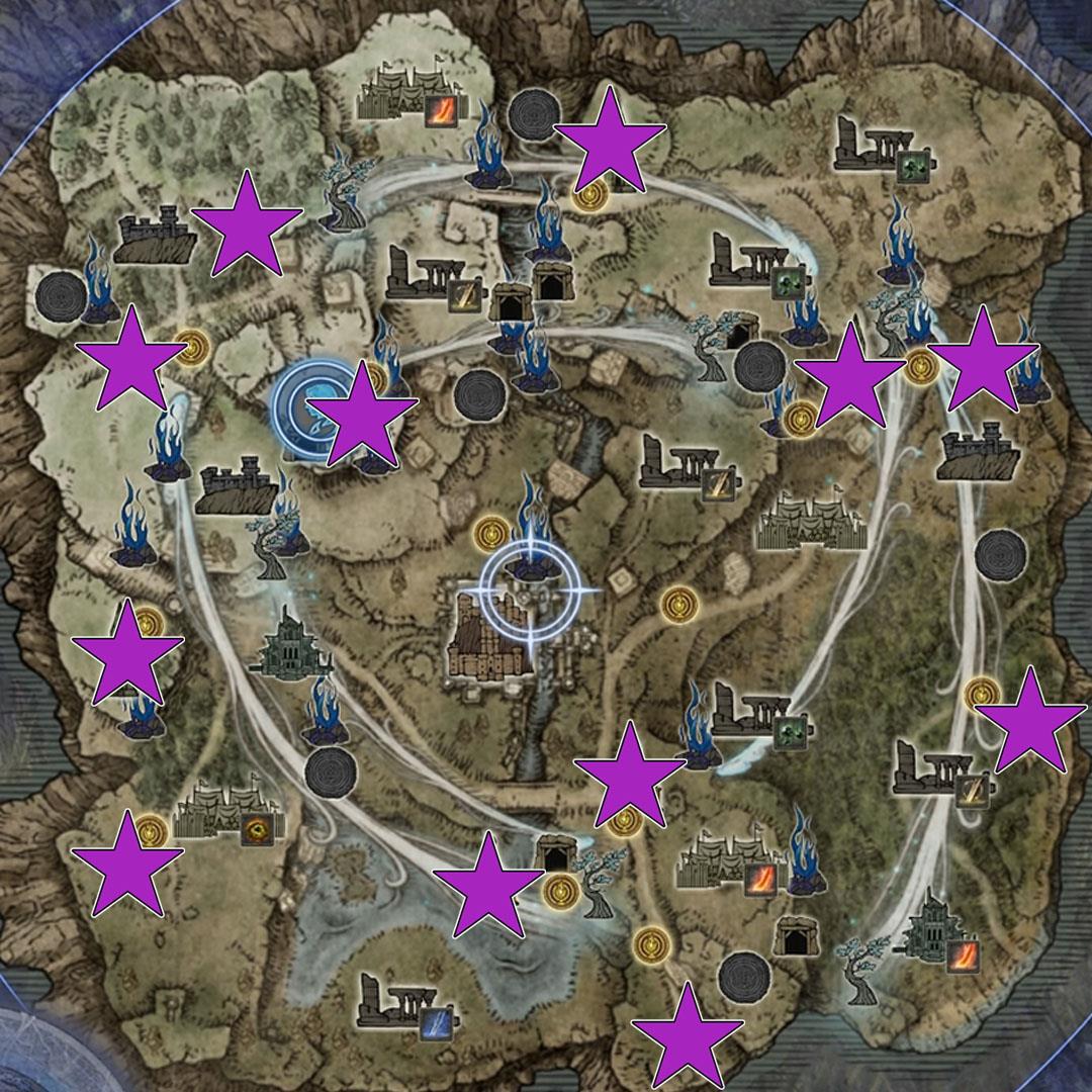 Elden Ring Nightreign Church Locations Map Guide and Sacred Flask Upgrades