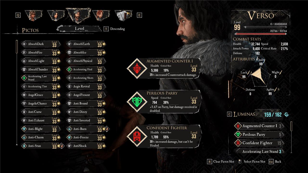 Clair Obscur Expedition 33 Verso Build Guide Weapons Skills Pictos ...