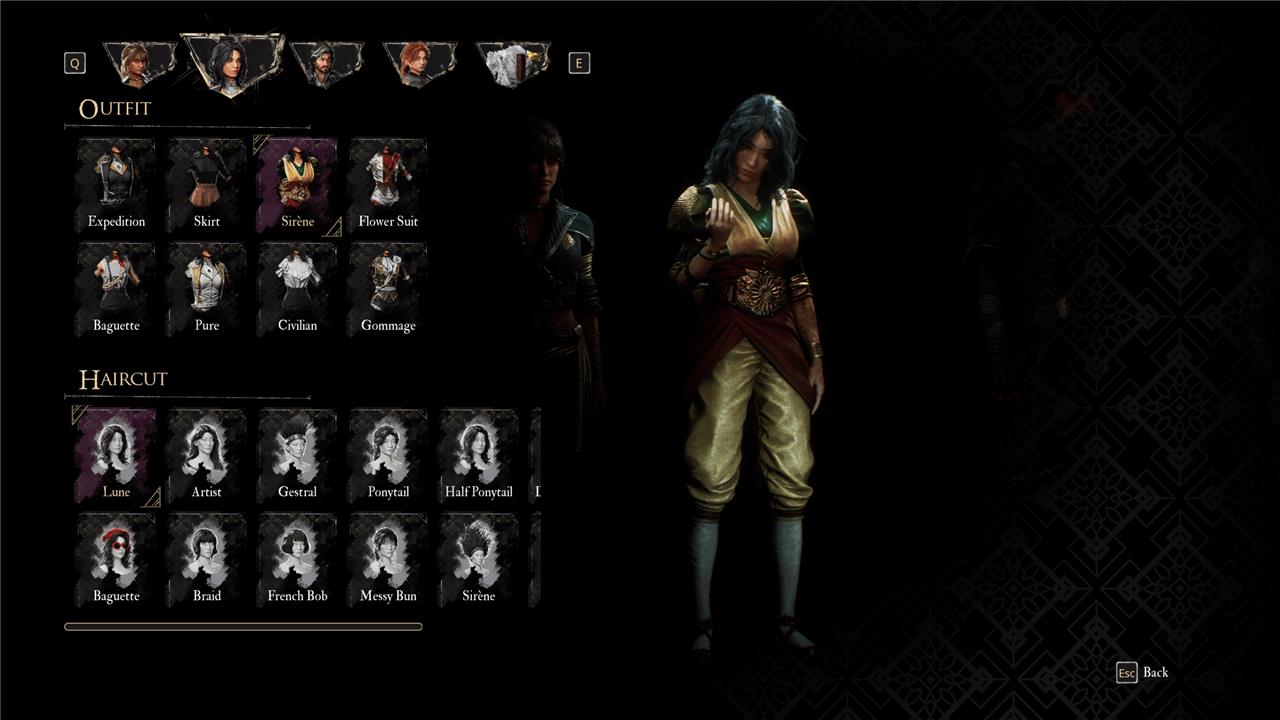 Clair Obscur Expedition 33 All Lune Outfits and Haircuts Locations Guide